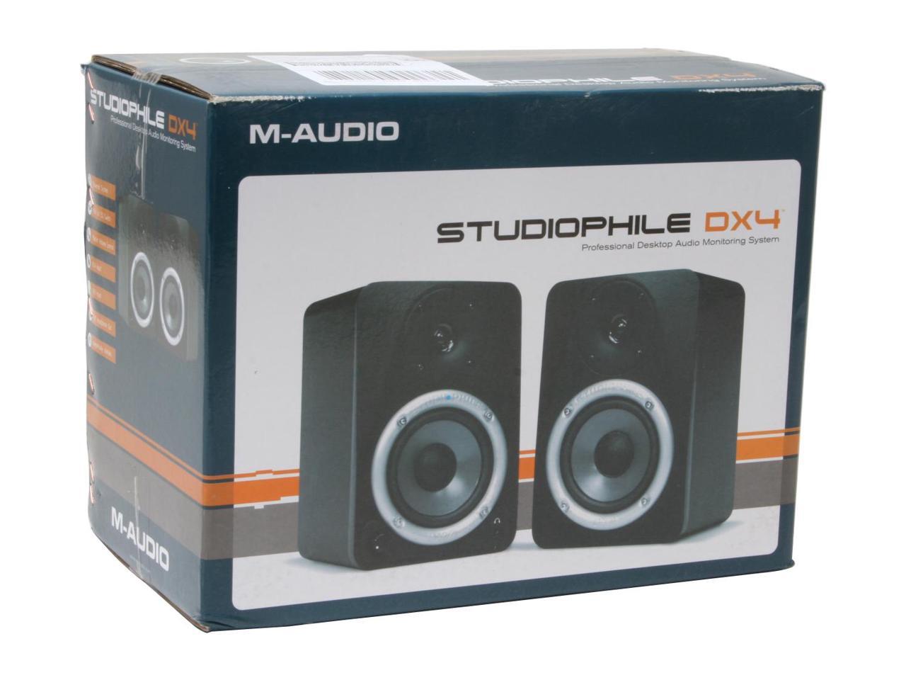 M-AUDIO DX4 2.0 Professional Desktop Audio Monitoring System - Newegg.com