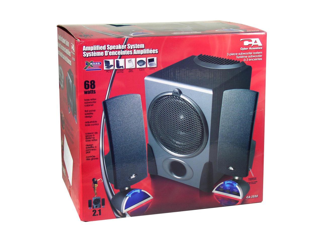 Cyber Acoustics CA-3550 2.1 Speaker - Newegg.ca