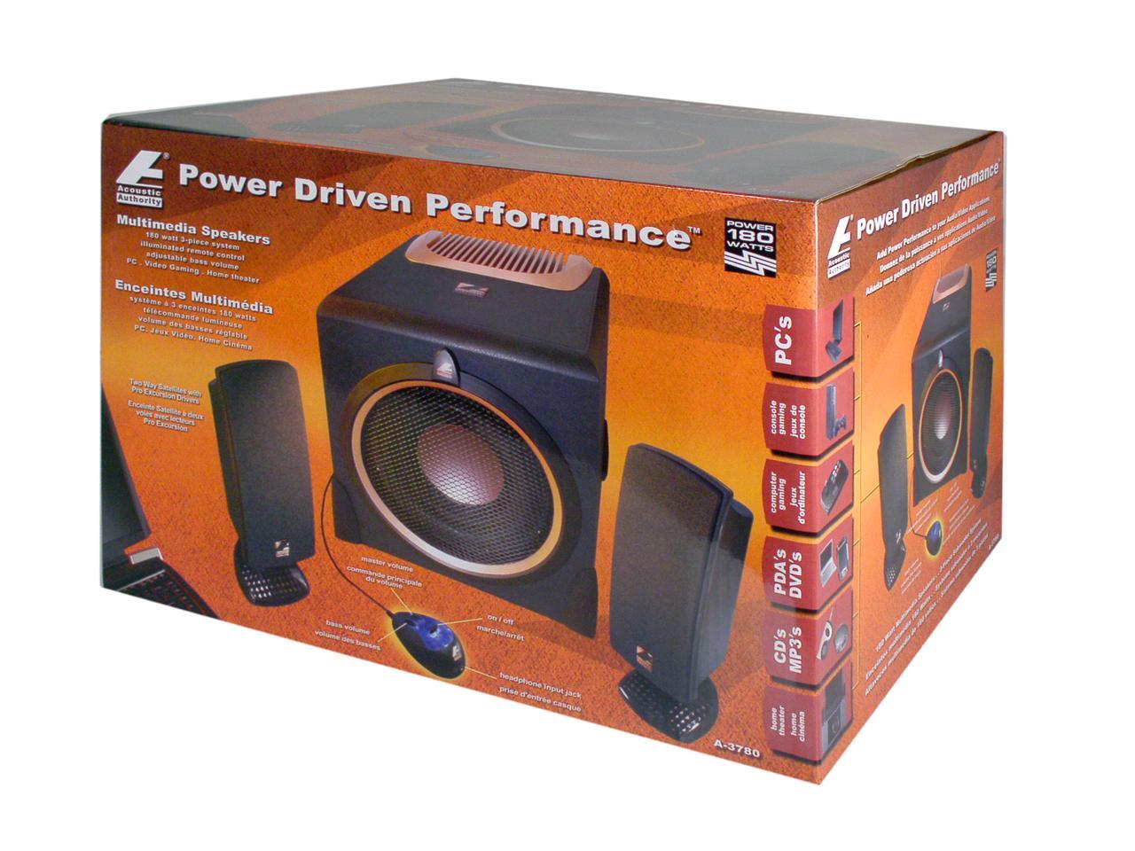 Cyber Acoustics A3780 2.1 Speaker - Newegg.com