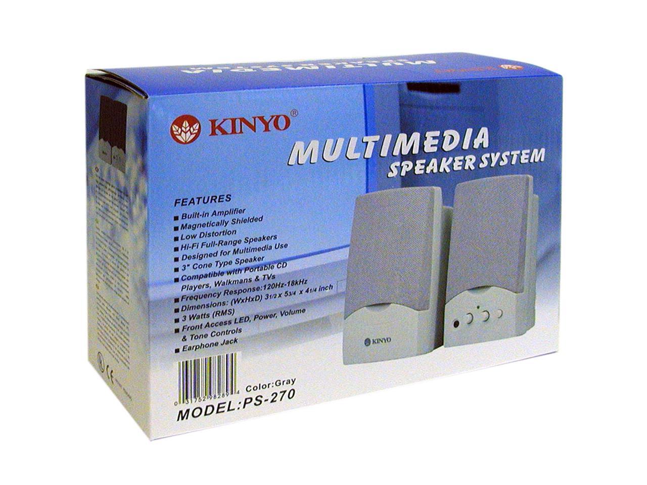 KINYO PS-270 2.0 Speaker - Newegg.com