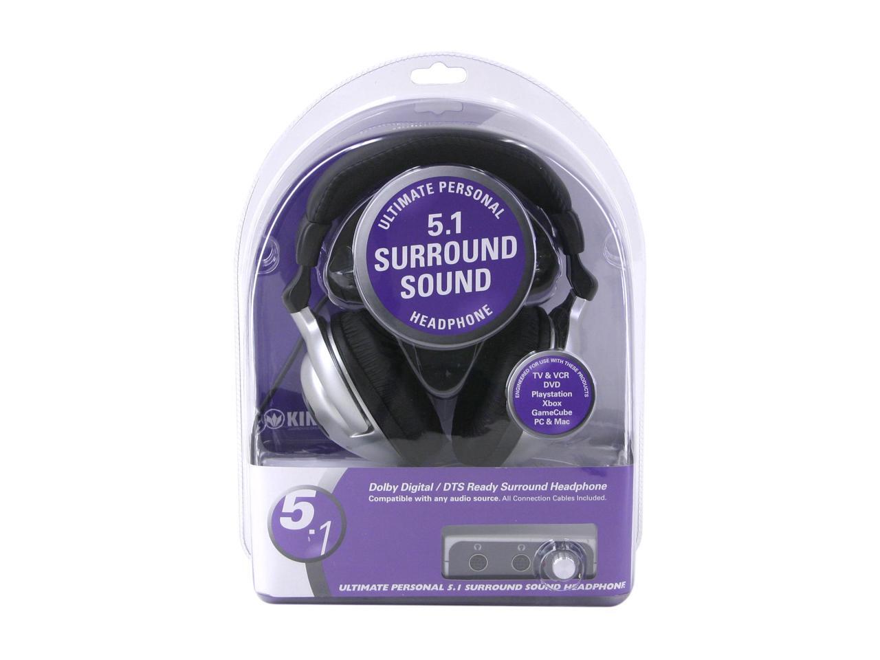 KINYO KY-100 Circumaural 5.1 Surround Sound Headphone - Newegg.ca
