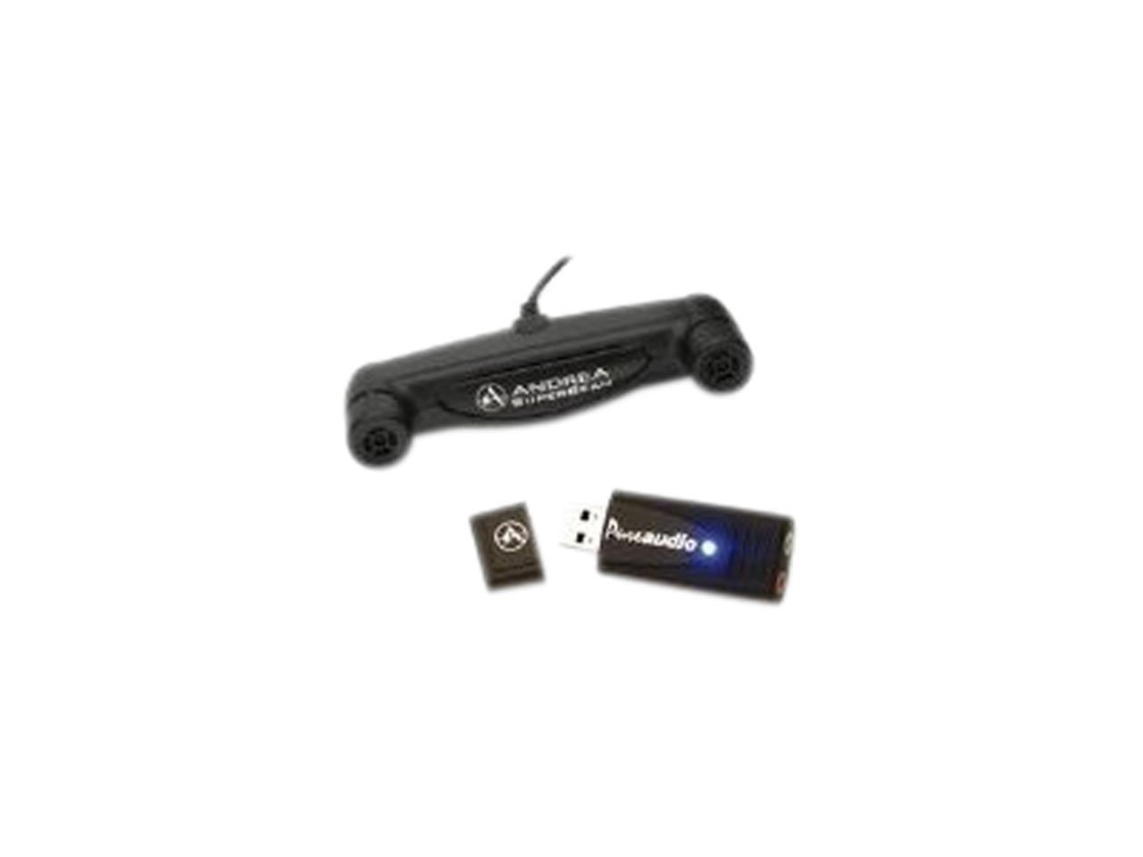 Andrea P-C1-1021450-50 Black USB-SA Sound Card with Array-2S Microphone - Newegg.com