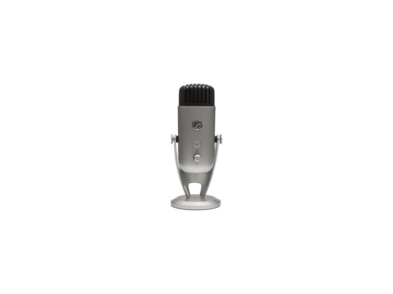 Arozzi Colonna Silver Streaming and Gaming Microphone - Studio Quality ...