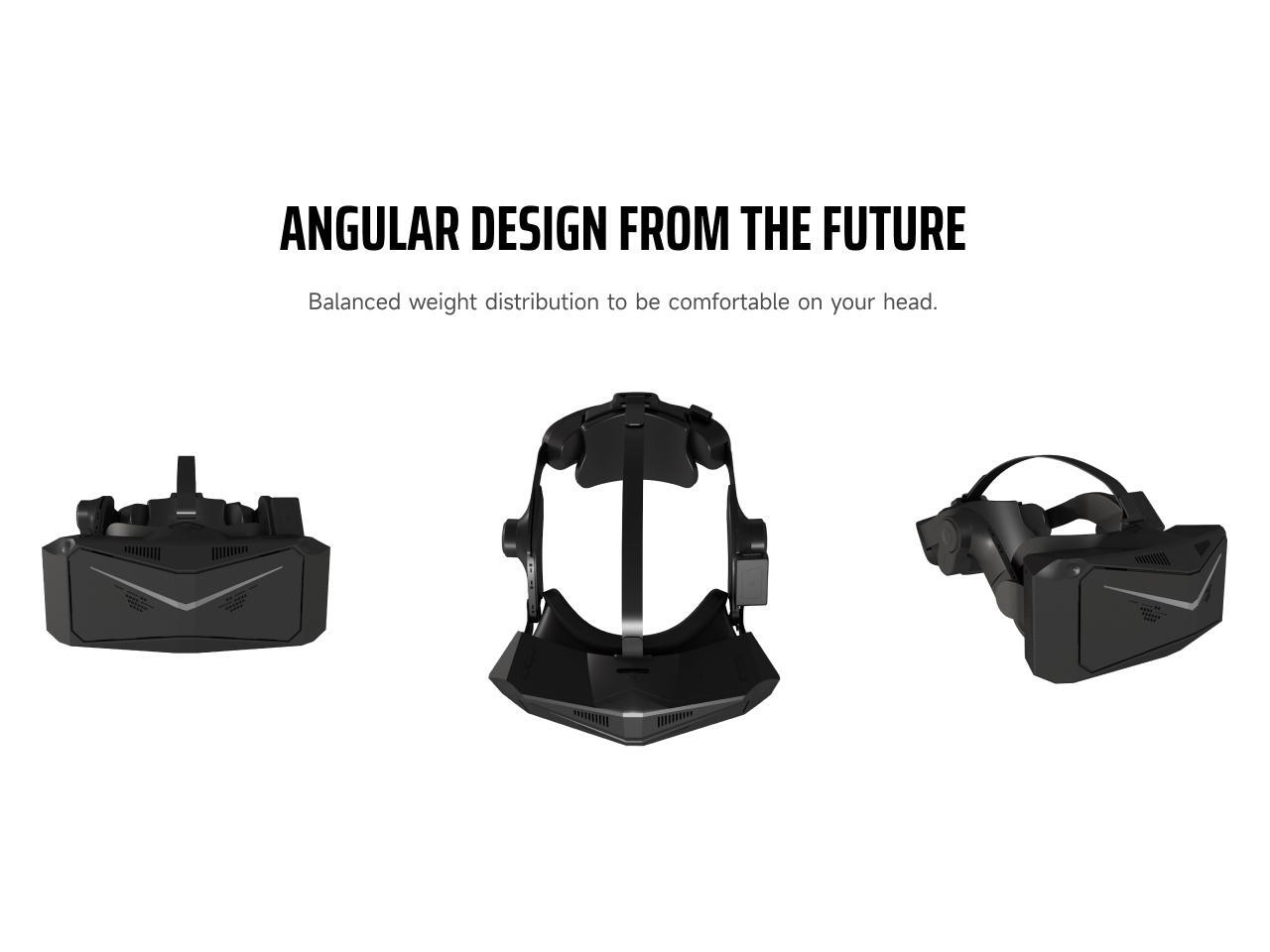 Pimax Crystal VR Headsets - With controllers-Dual Engines of PC VR with 8G+256G Virtual Reality ...