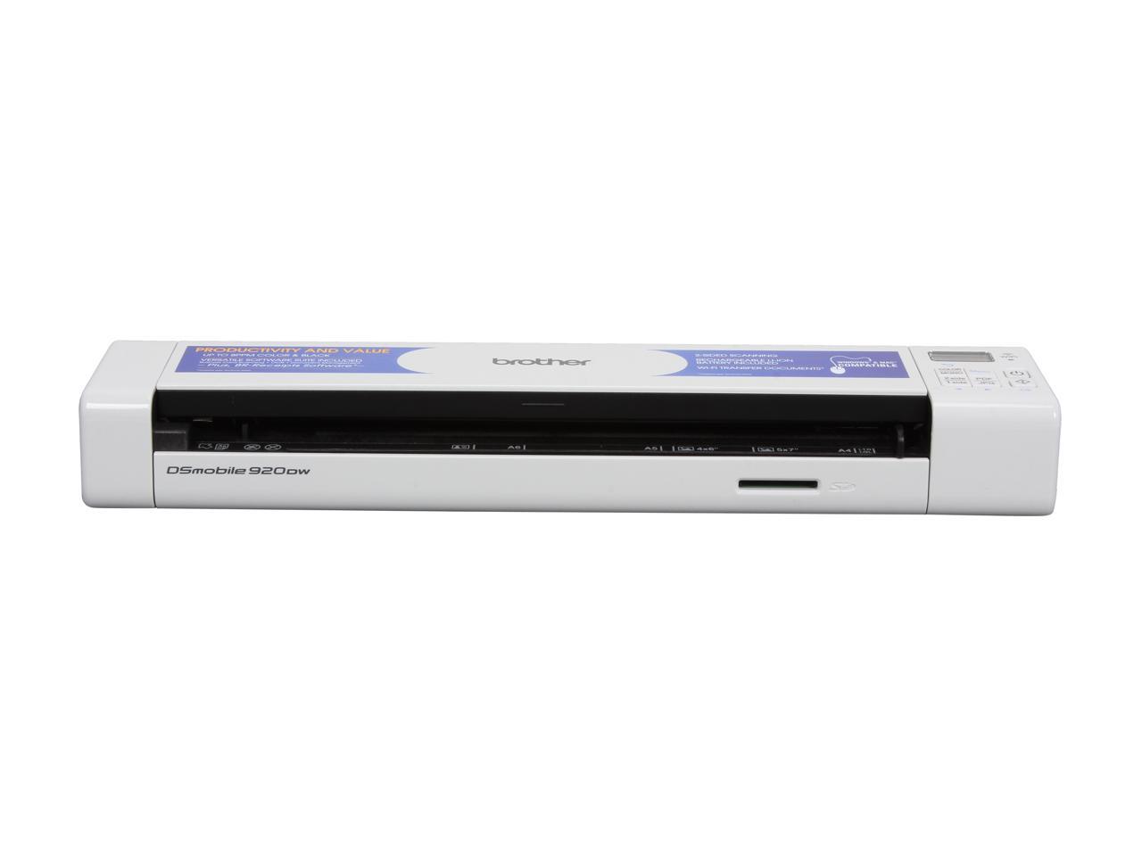 Brother DS-920DW 1200 x 1200 dpi Duplex Mobile Scanner - Newegg.com