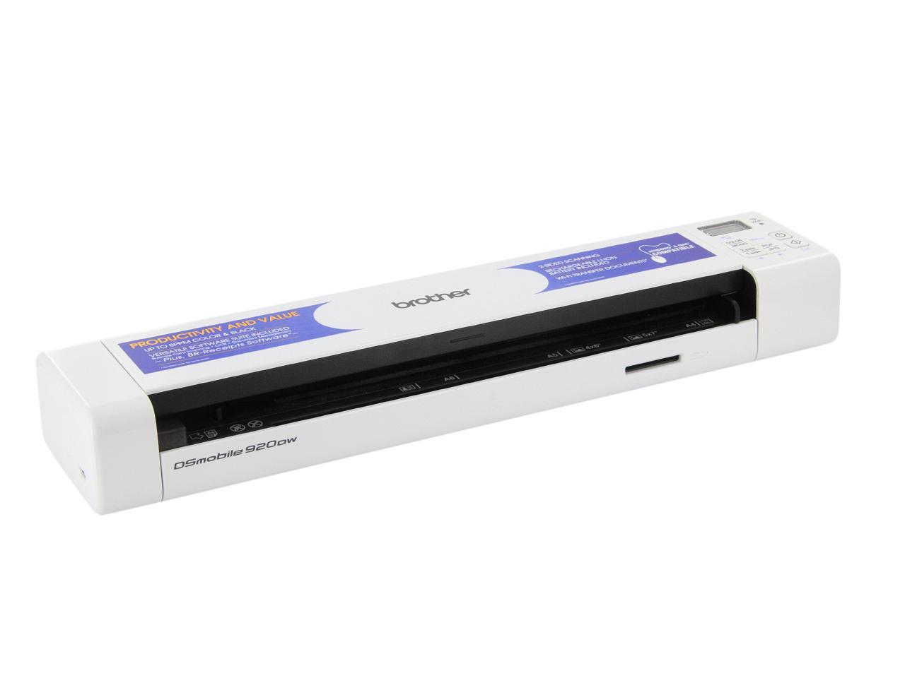 Brother DS-920DW 1200 x 1200 dpi Duplex Mobile Scanner - Newegg.com
