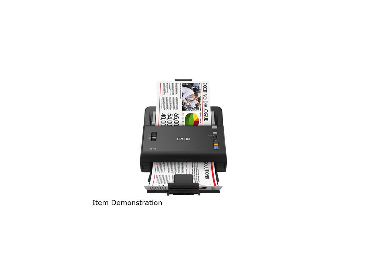 EPSON WorkForce DS-760 Sheet Fed Color Document Scanner - Newegg.com