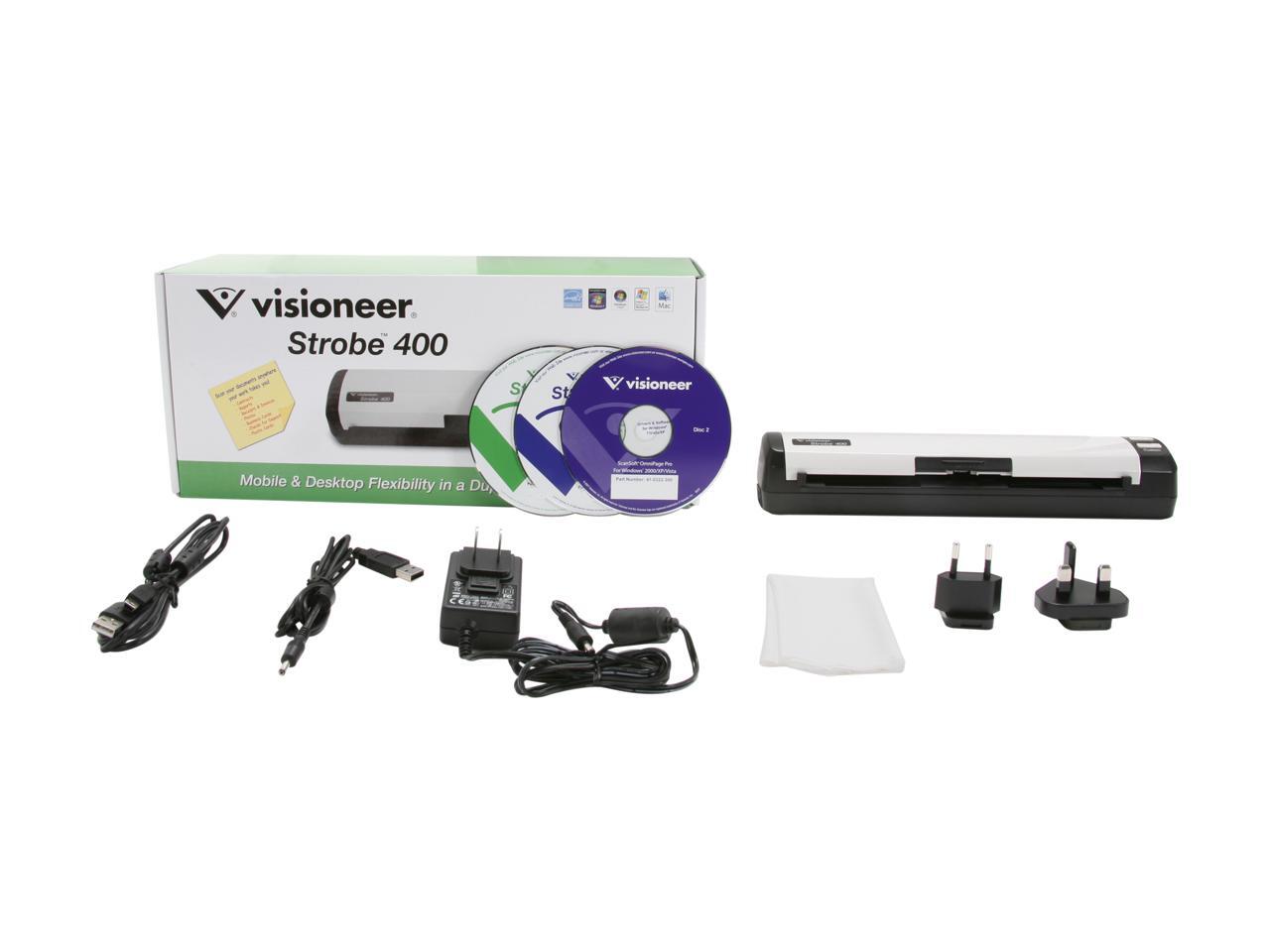 Visioneer Strobe 400 Mobile and Desktop Flexibility in a Duplex Color ...
