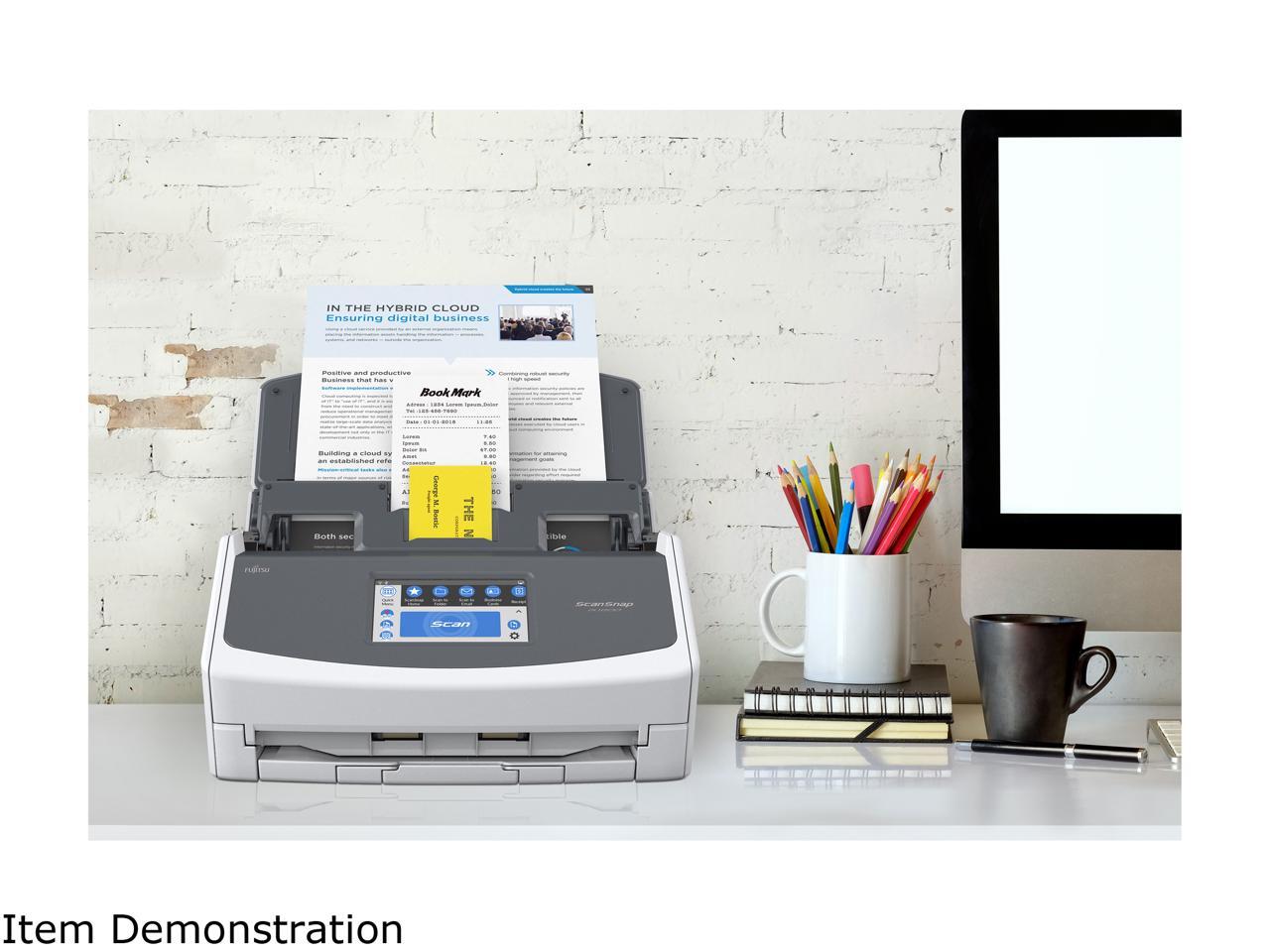 Ricoh ScanSnap iX1600 Versatile Cloud Enabled Scanner, White - Newegg.com