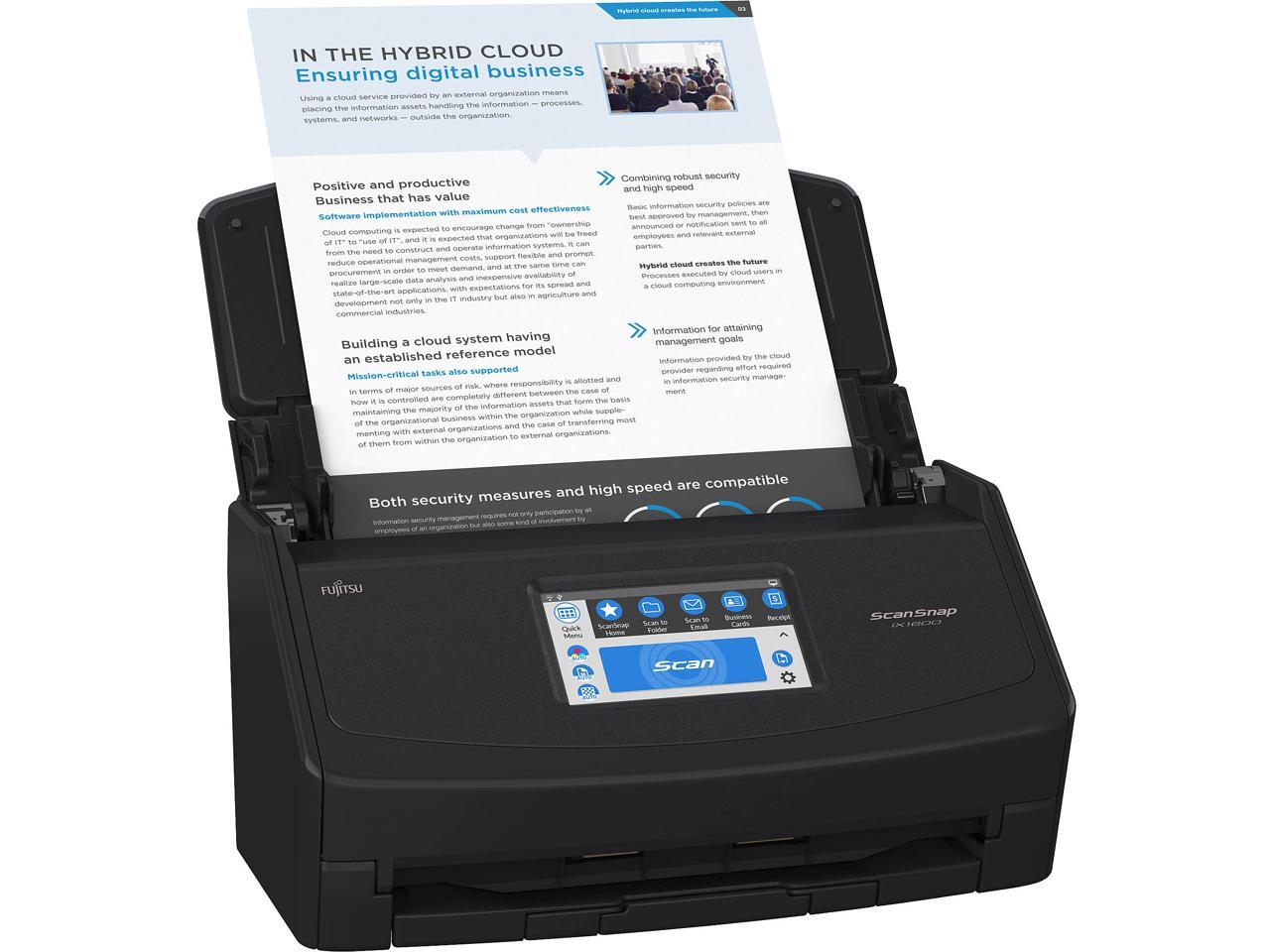 Ricoh / Fujitsu ScanSnap iX1600 PA03770-B635 ADF (Automatic Document ...