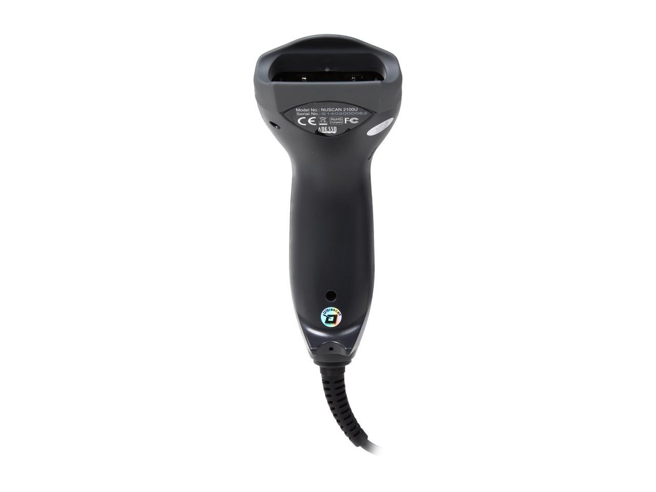 Adesso NuScan 2100U Slim Long Range Handheld CCD Barcode Scanner ...