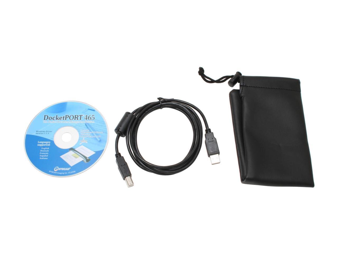 SYSCAN DocketPort 465 Simplex Mobile Scanner - Newegg.com