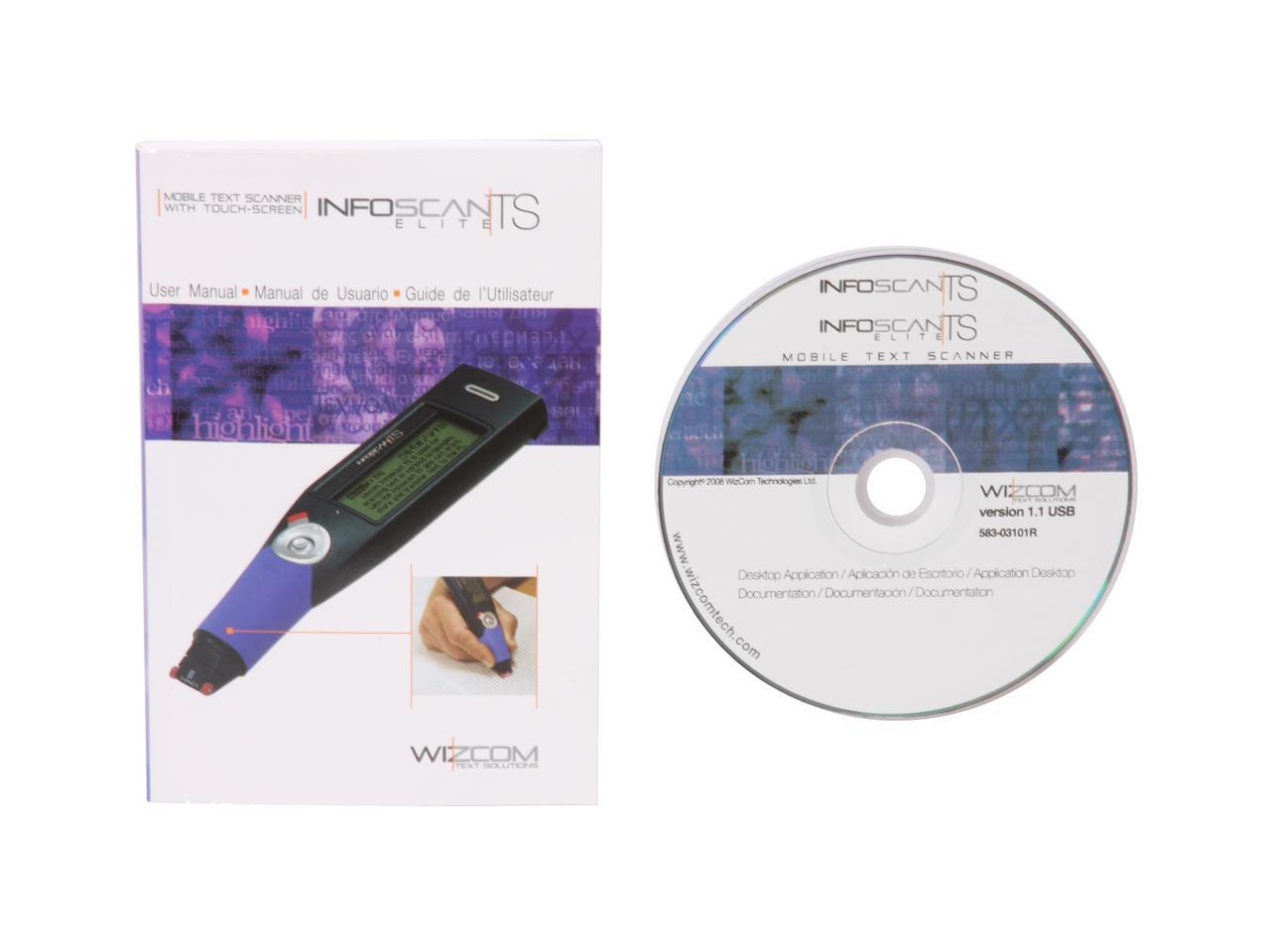 WIZCOM Infoscan TS Elite WISTSE Pen Elite Touch Screen Mobile Scanner ...