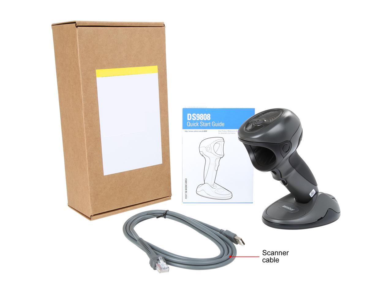 Motorola Zebra DS9808 (DS9808-SR7NNU01ZR) Barcode Scanner - Black ...