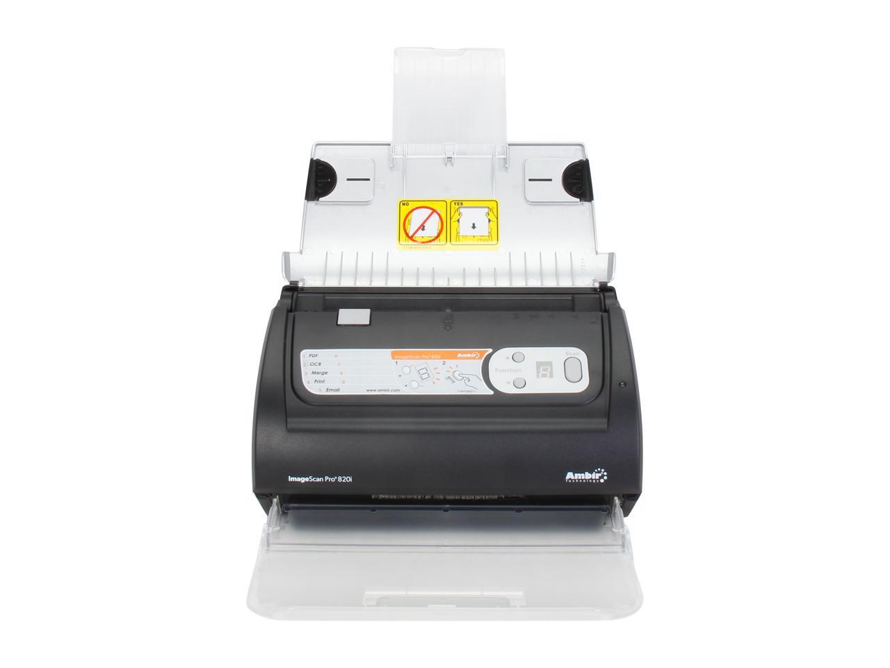 Open Box: Ambir ImageScan Pro 820i DS820-AS Duplex Document and ID ...