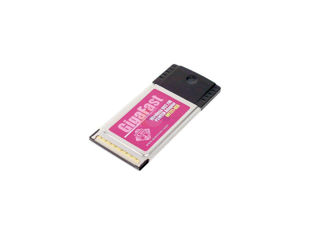 GIGAFAST WF721-AEX 802.11b Wireless LAN PCMCIA Card - Newegg.com