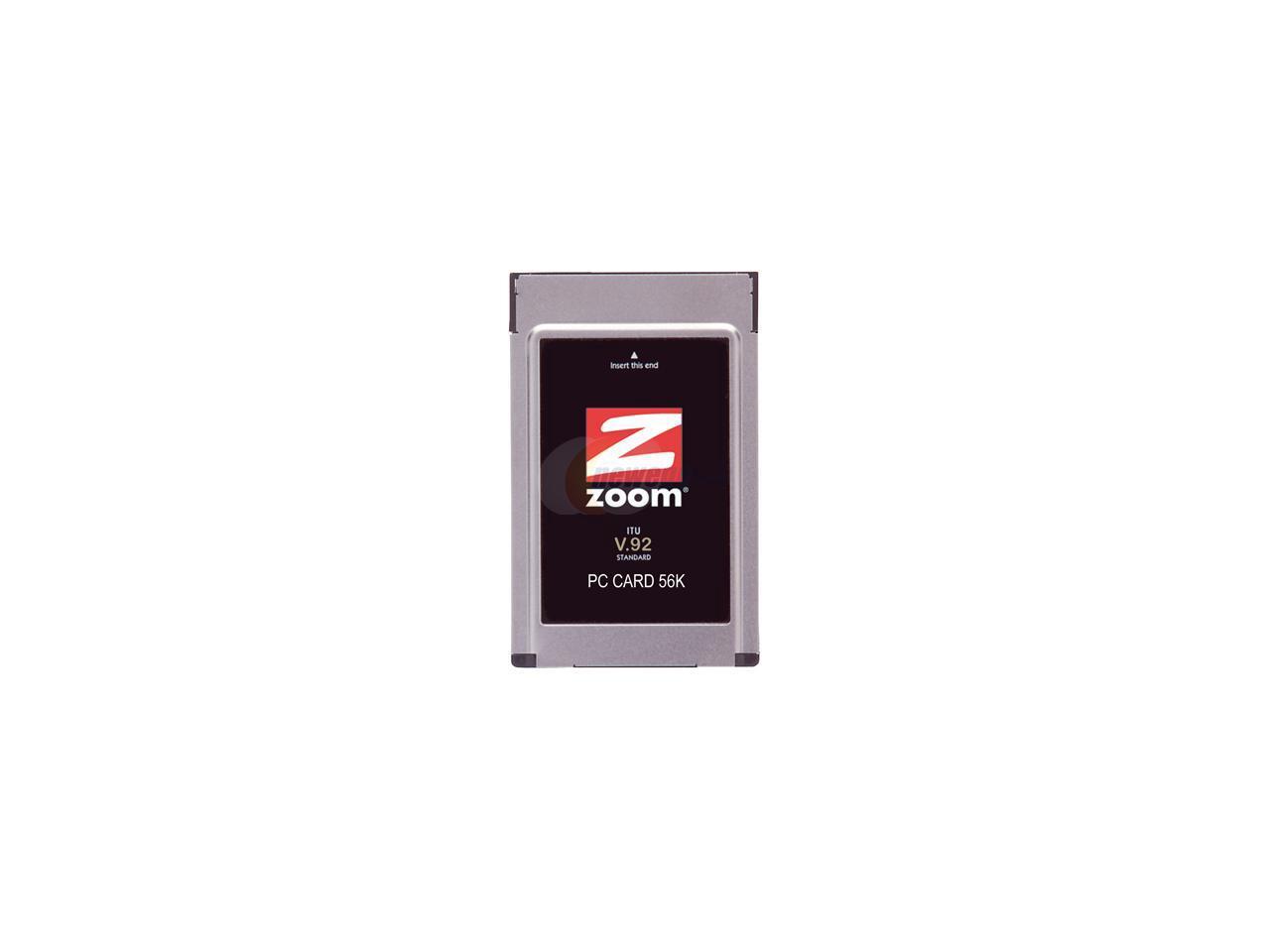 Zoom Telephonics 3075-00-00CG 56K V.92/V.90 PCMCIA Modem for Windows ...