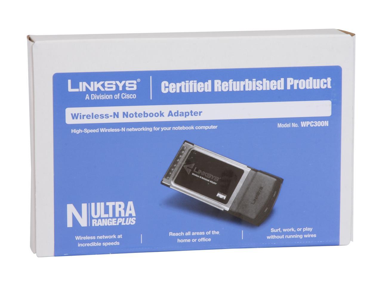 Refurbished: LINKSYS WPC300N-RM Wireless-N Notebook Adapter - Newegg.com