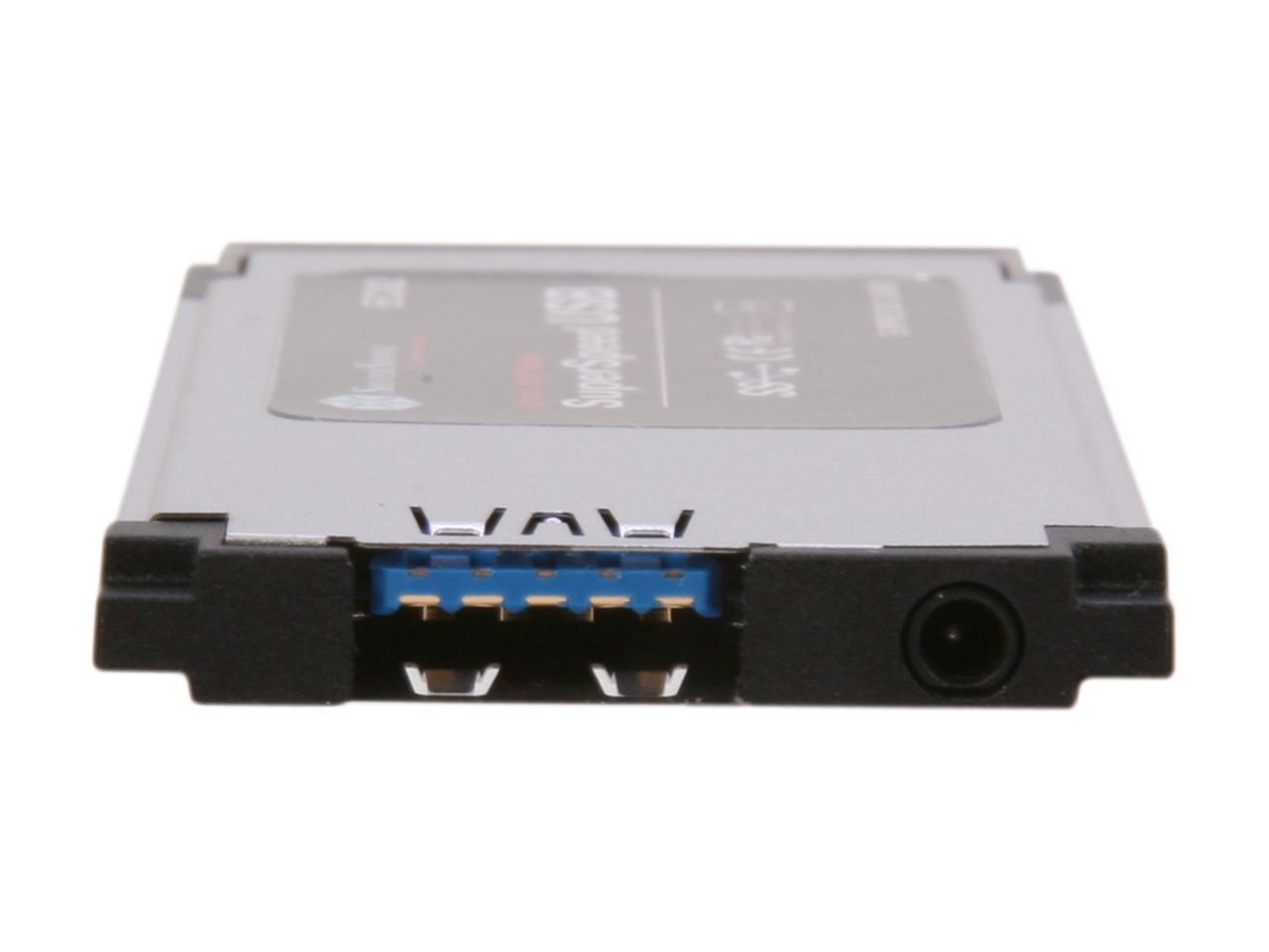 Silverstone EC02 Slim ExpressCard/34 USB 3.0 ExpressCard Adapter ...