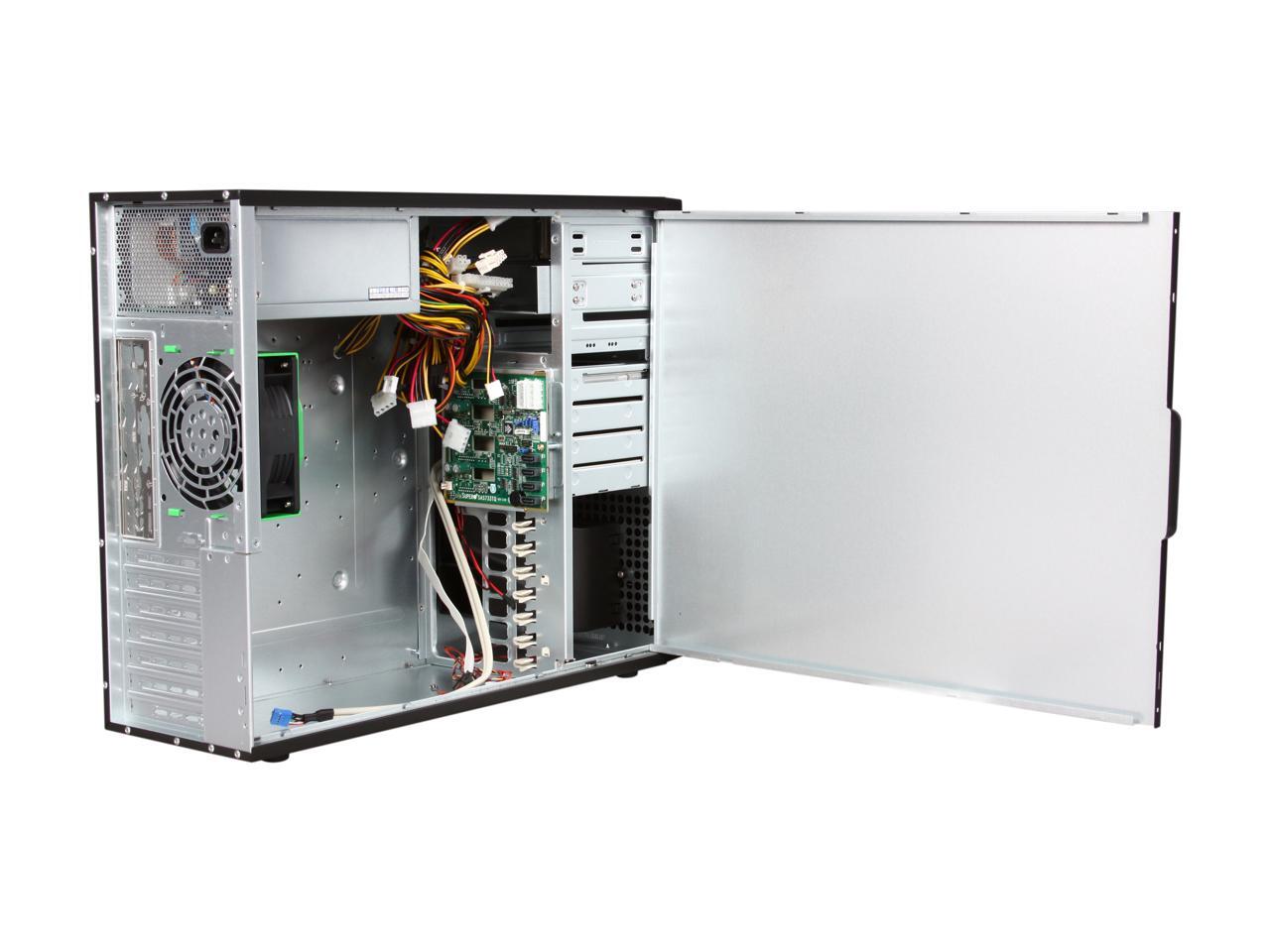 Supermicro Case CSE-733TQ-668B Mid-Tower 4 x 3.5 inch SAS / SATA HS E ...