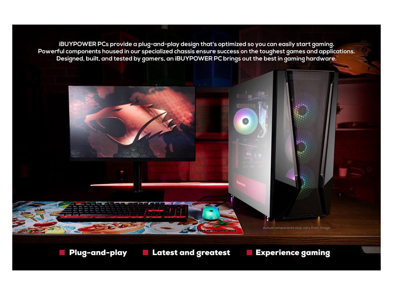 iBUYPOWER - TraceMesh Gaming Desktop - AMD Ryzen 7 7700 - AMD Radeon RX ...