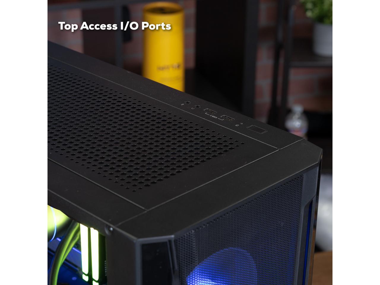iBUYPOWER - TraceMesh Gaming Desktop - AMD Ryzen 7 7700 - AMD Radeon RX ...