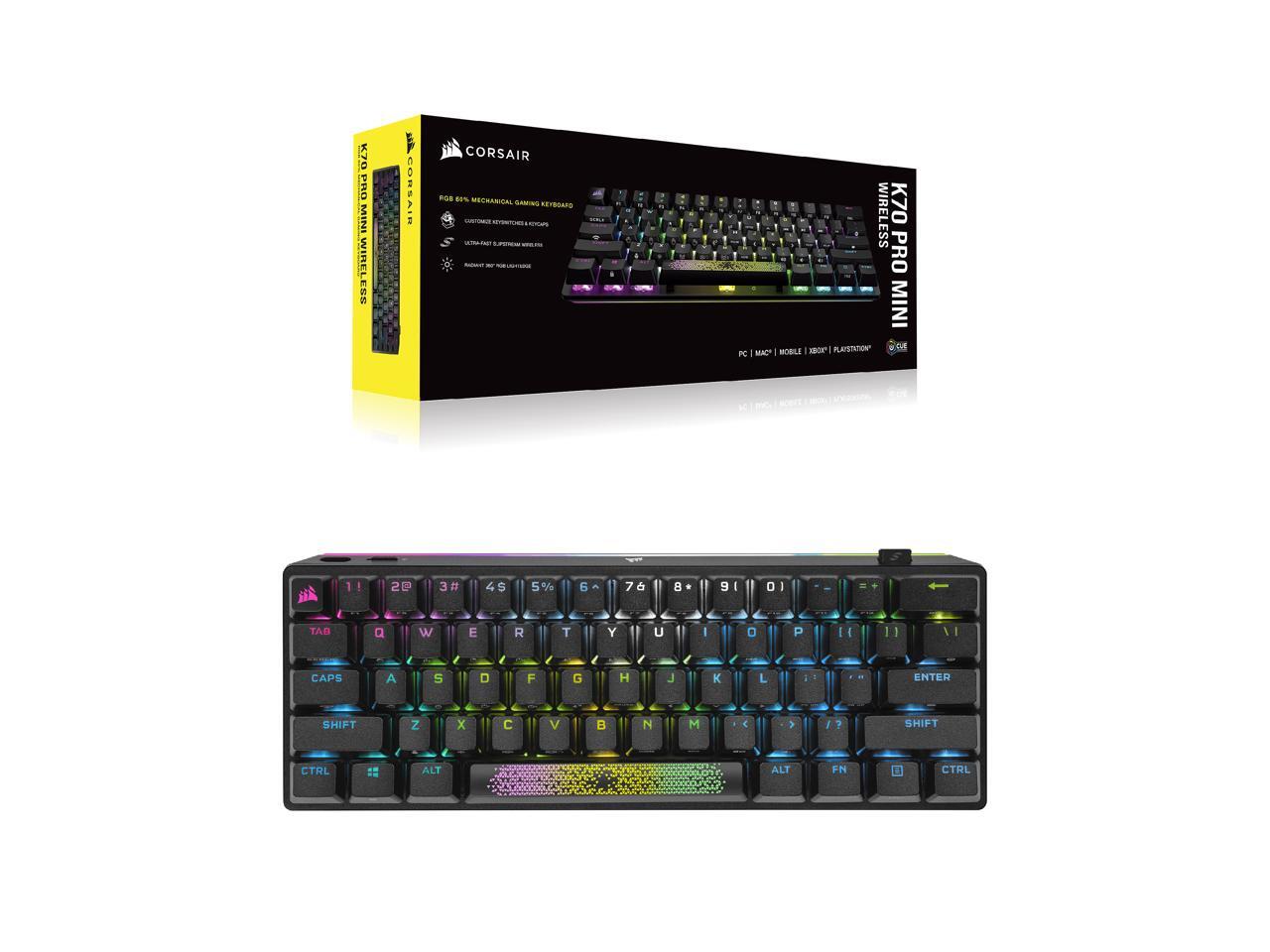 Corsair K70 PRO Mini Wireless RGB 60% Mechanical Gaming Keyboard ...