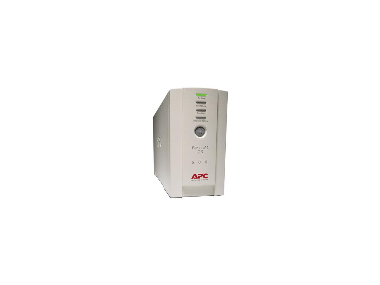APC BK500EI 500 VA 300 Watts (1) IEC 320 C13 (Surge Protection) (3) IEC ...