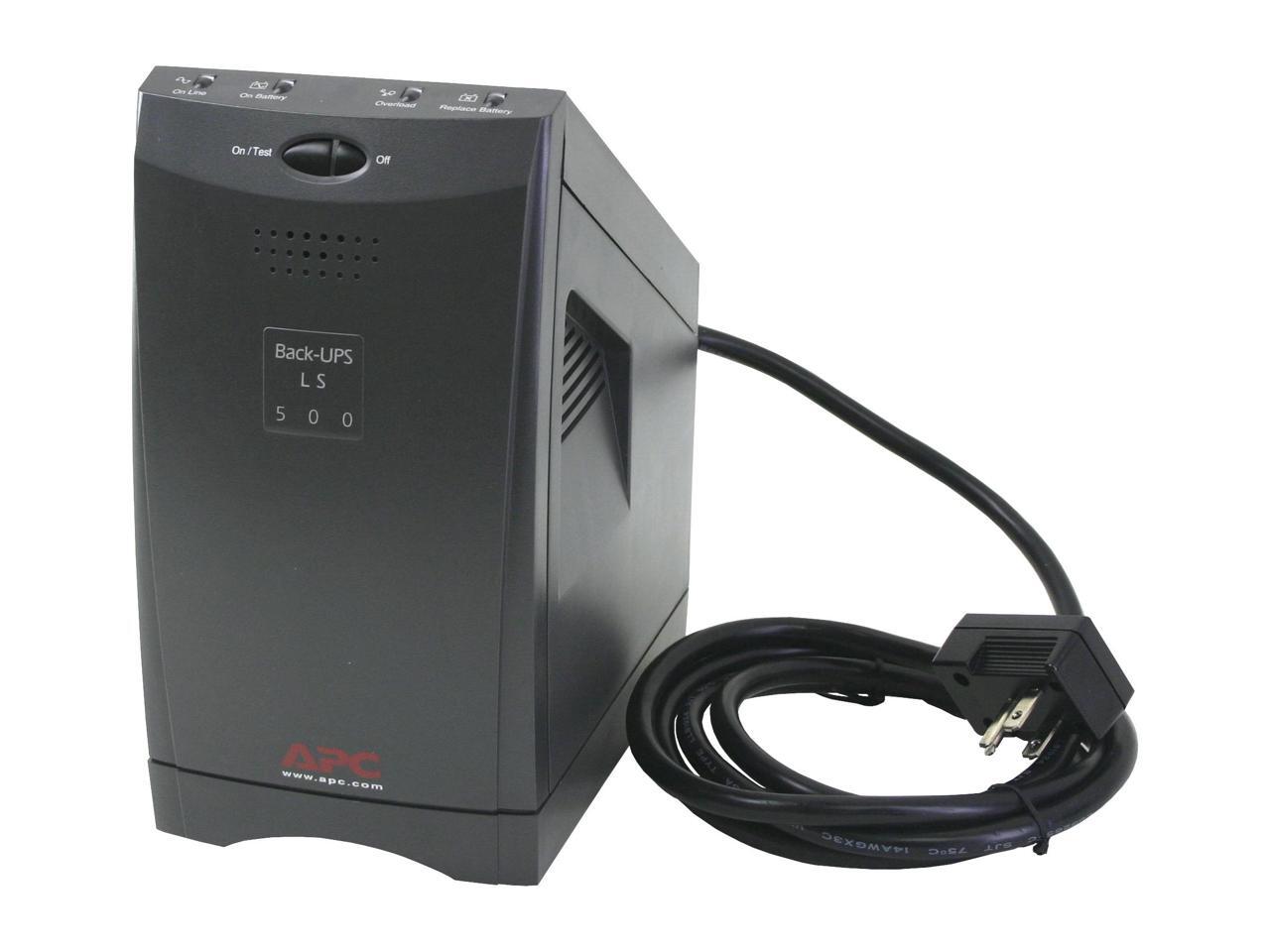 APC BP500UC Back-UPS LS 500 - Newegg.com