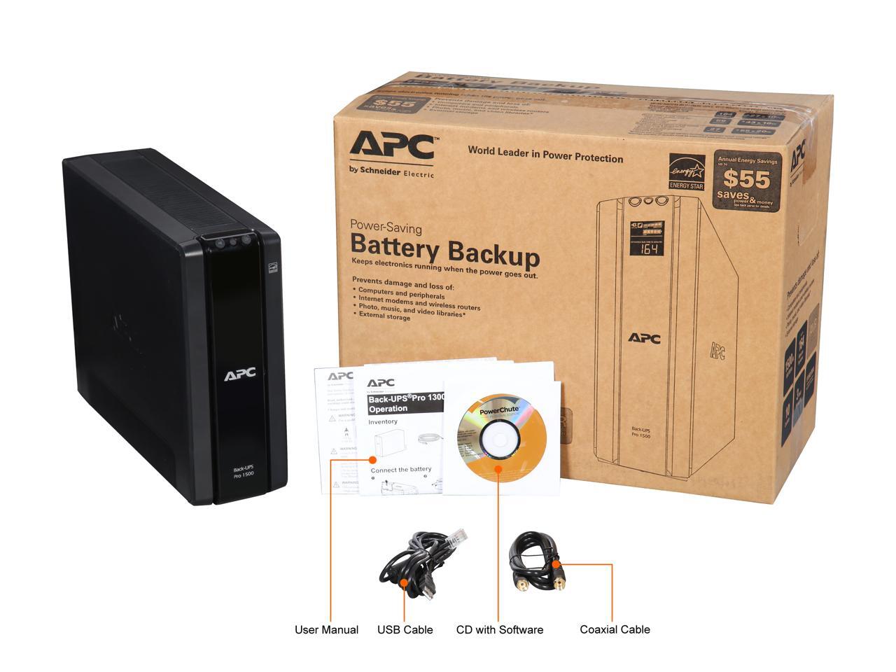 APC BR1500G Back-UPS Pro 1500 VA 10 outlets (UPS) - Newegg.com
