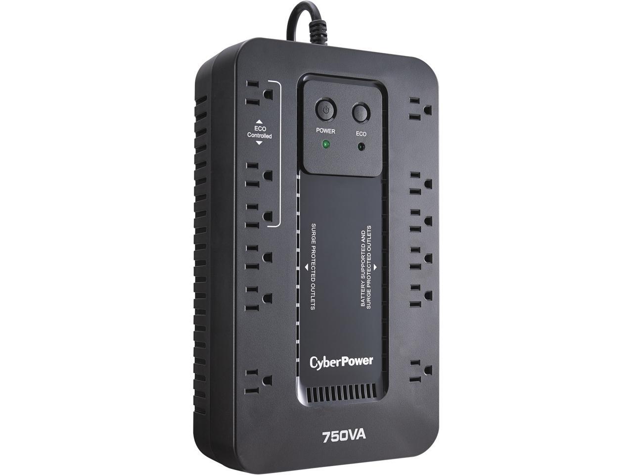 CyberPower EC750GTAA 750VA Desktop UPS - Newegg.com