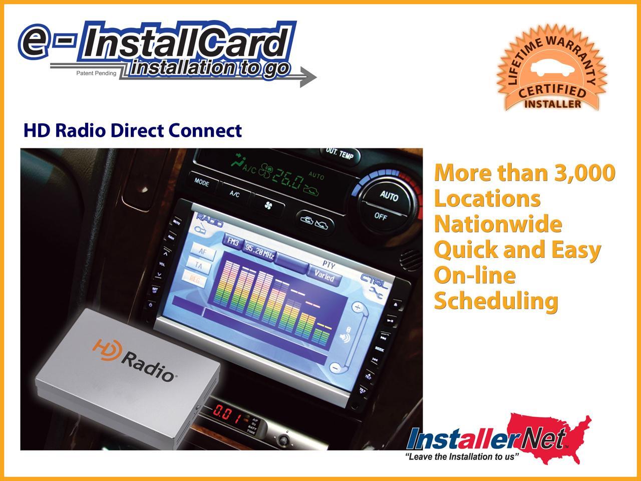 InstallerNet HD Radio Direct Connect e-InstallCard - Newegg.com