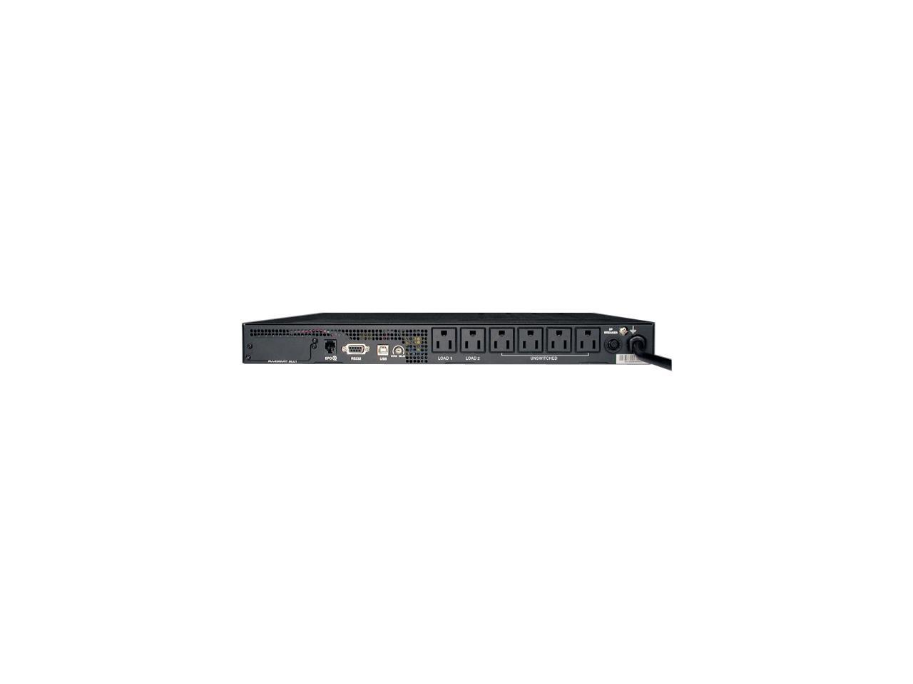 Tripp Lite SMART750RM1U Smart Pro 750VA 450 Watts 1U Rackmount 7 ...