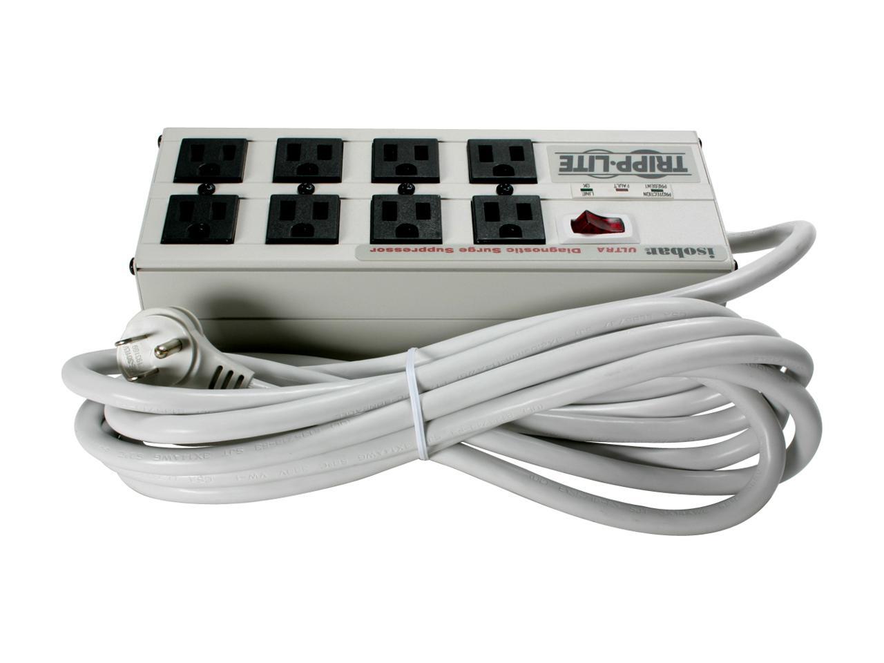 TRIPP LITE ISOBAR8ULTRA 12 feet 8 Outlets 2350 joules Isobar Surge ...