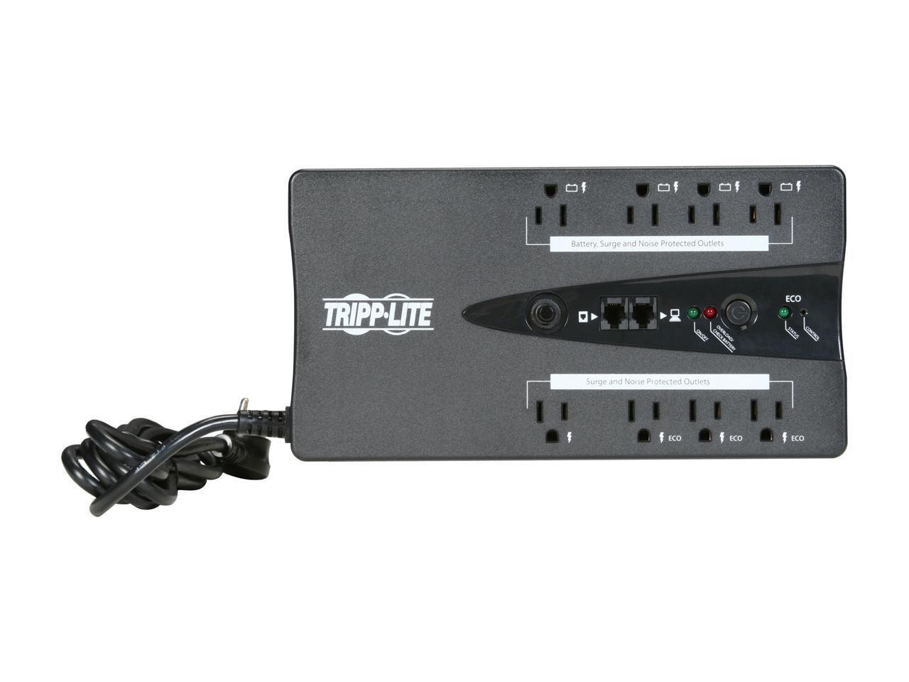 Tripp Lite ECO550UPS Energy Saving Green 550 VA 300 Watts 8 Outlets ...
