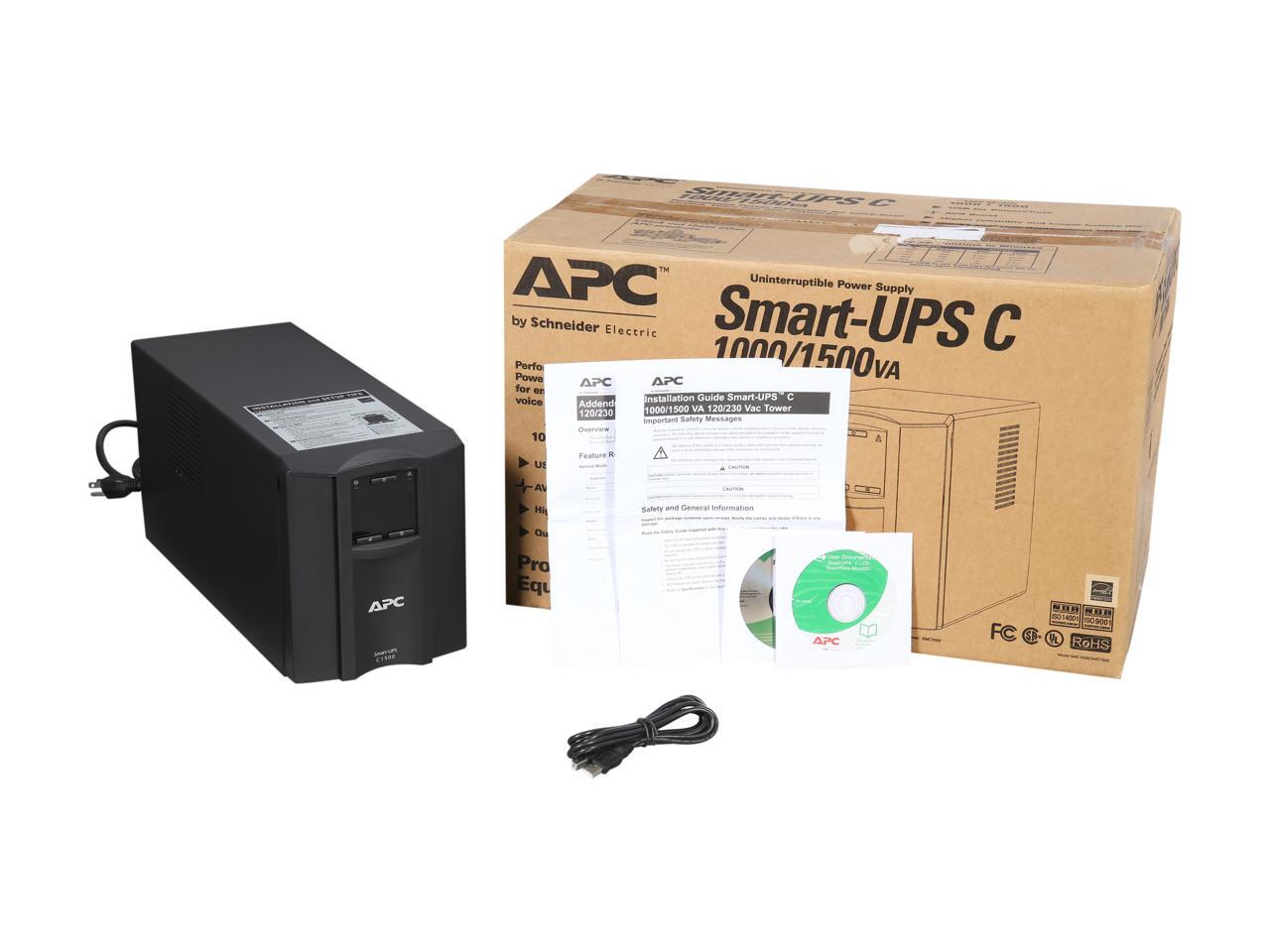 APC APC Smart-UPS C 1500VA LCD 120V - Newegg.com
