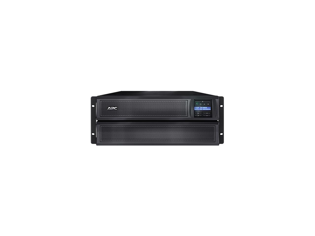 APC UPS, 3000 VA Smart-UPS Sine Wave, Short Depth UPS Battery Backup ...