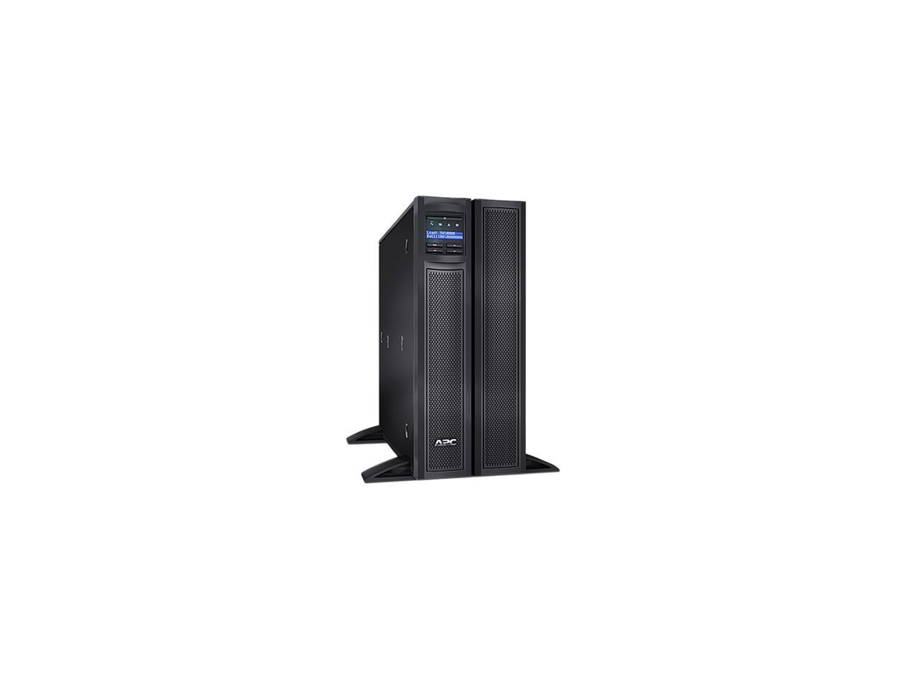 APC UPS, 3000 VA Smart-UPS Sine Wave, Short Depth UPS Battery Backup ...