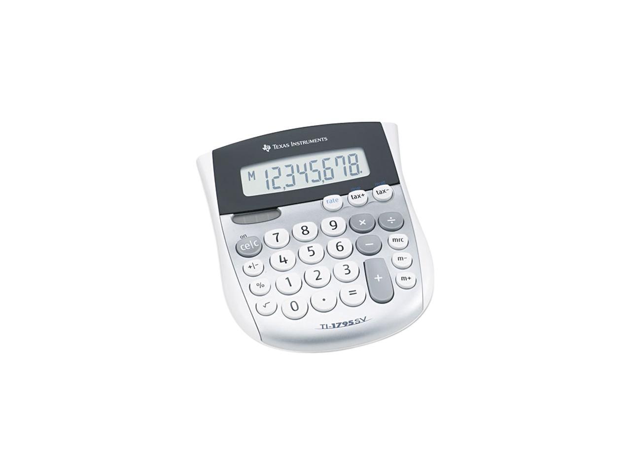 Texas Instruments TI-1795SV TI-1795SV Minidesk Calculator, 8-Digit LCD ...