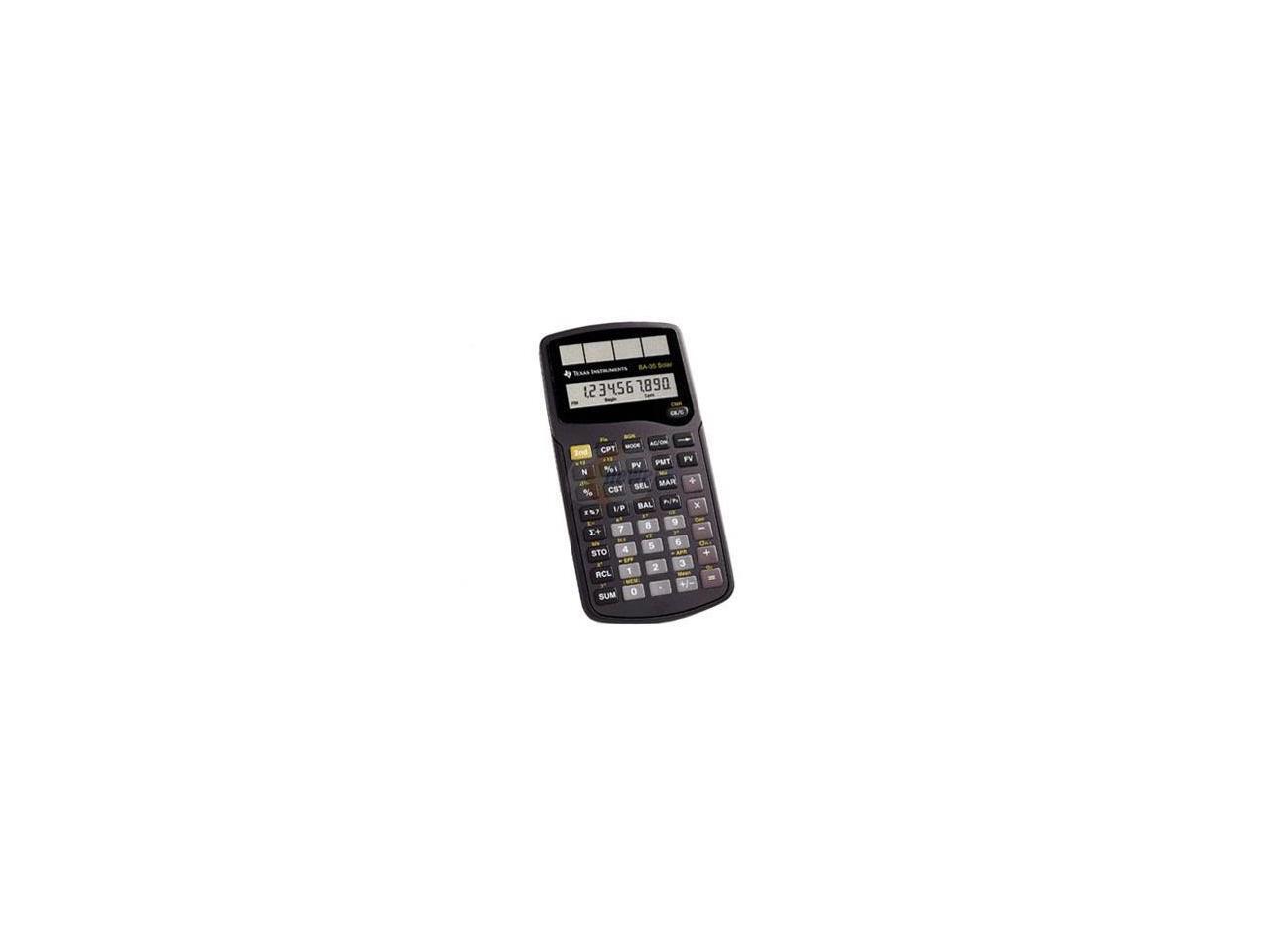 Texas Instruments BA-35 SOLAR SOLAR Calculator - Newegg.com