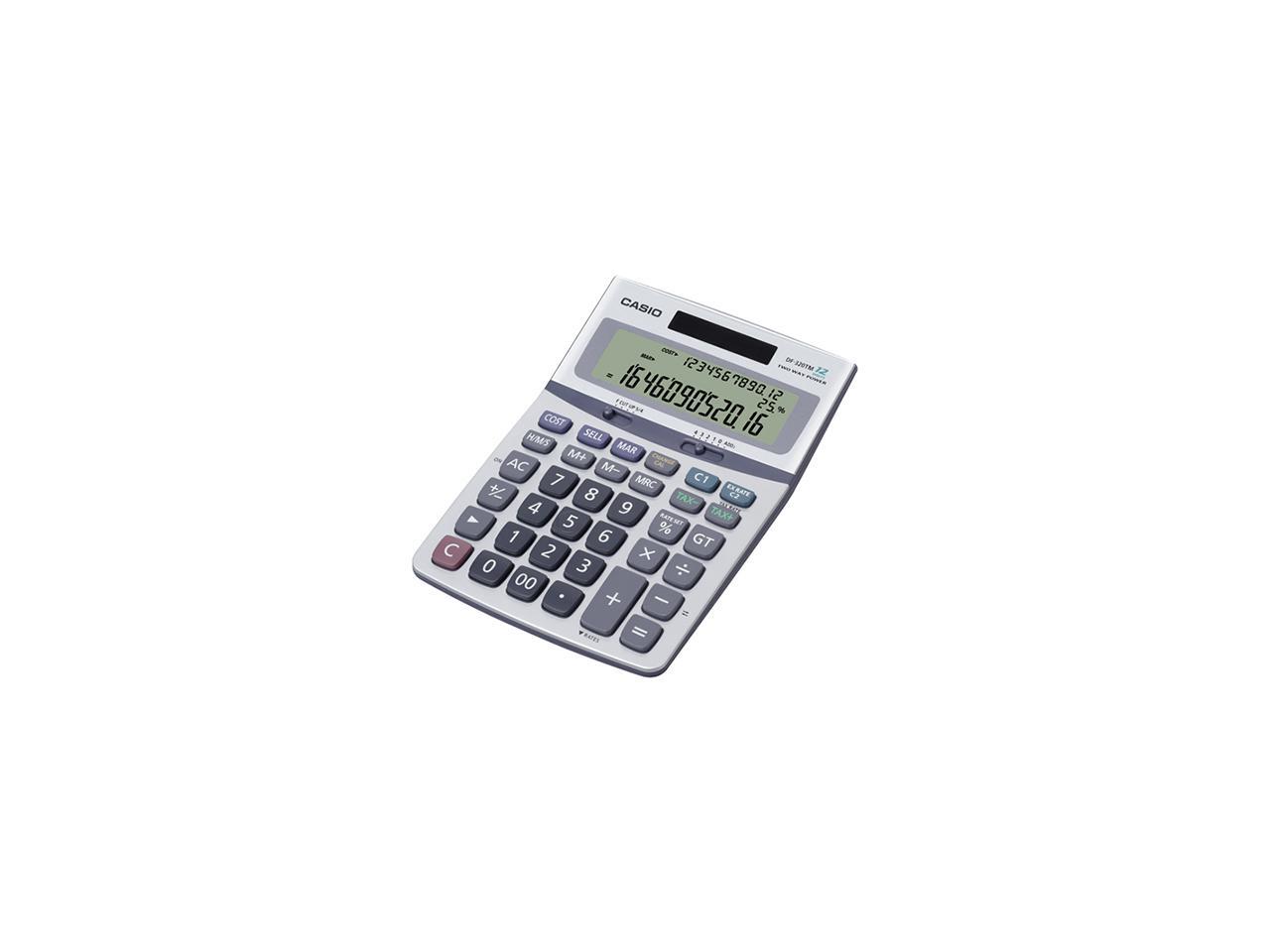 Casio DF-320TM DF320TM Business Desktop Calculator, 12-Digit LCD ...
