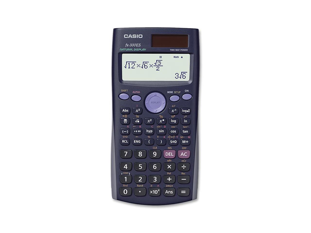 Casio FX-300ES FX-300ES Overhead Scientific Calculator, 10-Digit ...