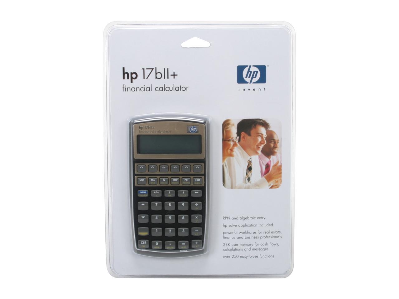 HP 17bII+ (F2234A#ABA) Financial Calculator - Newegg.com