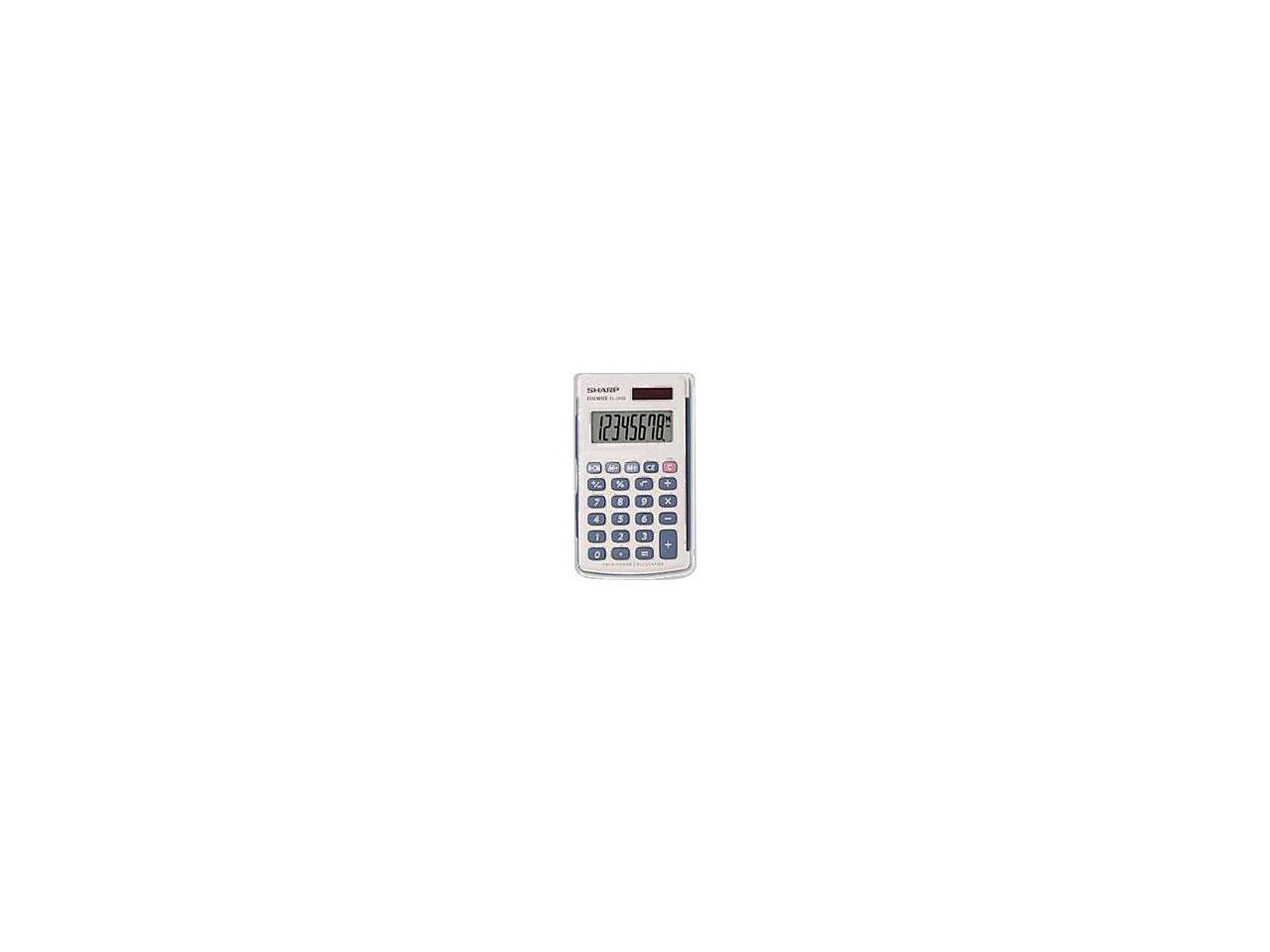 SHARP EL-243SB Twin-Powered Basic Hand-Held Calculator (Minimum Purchase Quantity 5 units ...
