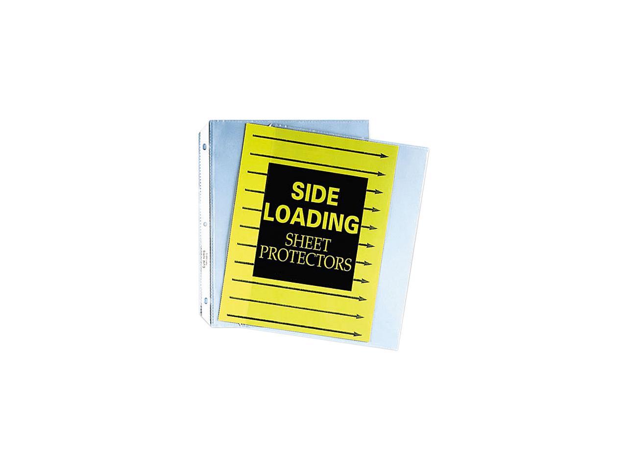 C-line 62313 Side-Loading Sheet Protectors, Sealed On Three Sides, Letter, 50/Box - Newegg.com