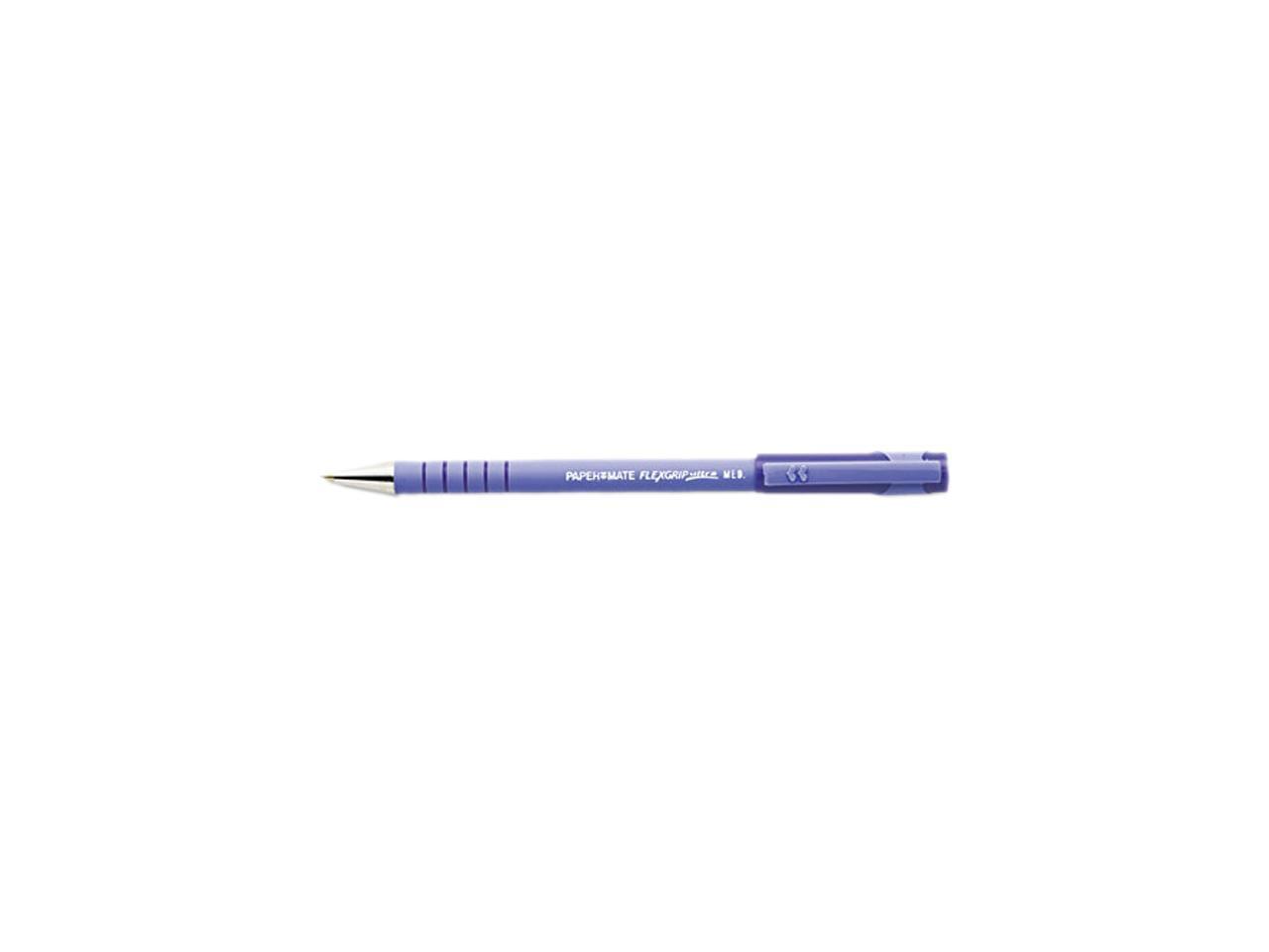 Paper Mate 9650131 FlexGrip Ultra Ballpoint Stick Pen, Purple Ink ...