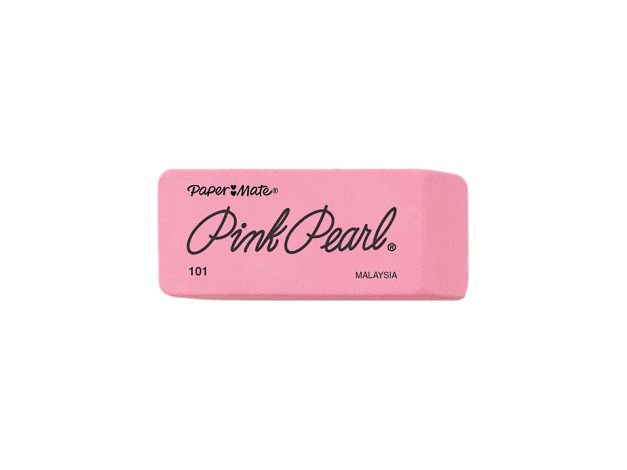 Paper Mate 70521 Pink Pearl Eraser, Large, 12/Box - Newegg.com