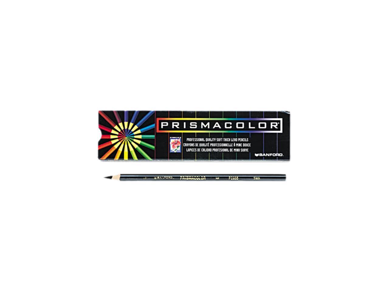 Prismacolor 3363 Premier Colored Pencil, Black Lead/Barrel, Dozen ...