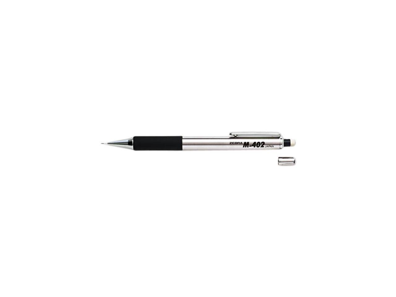 Zebra 59210 M-402 Mechanical Pencil, 0.50 mm, Stainless Steel Barrel ...