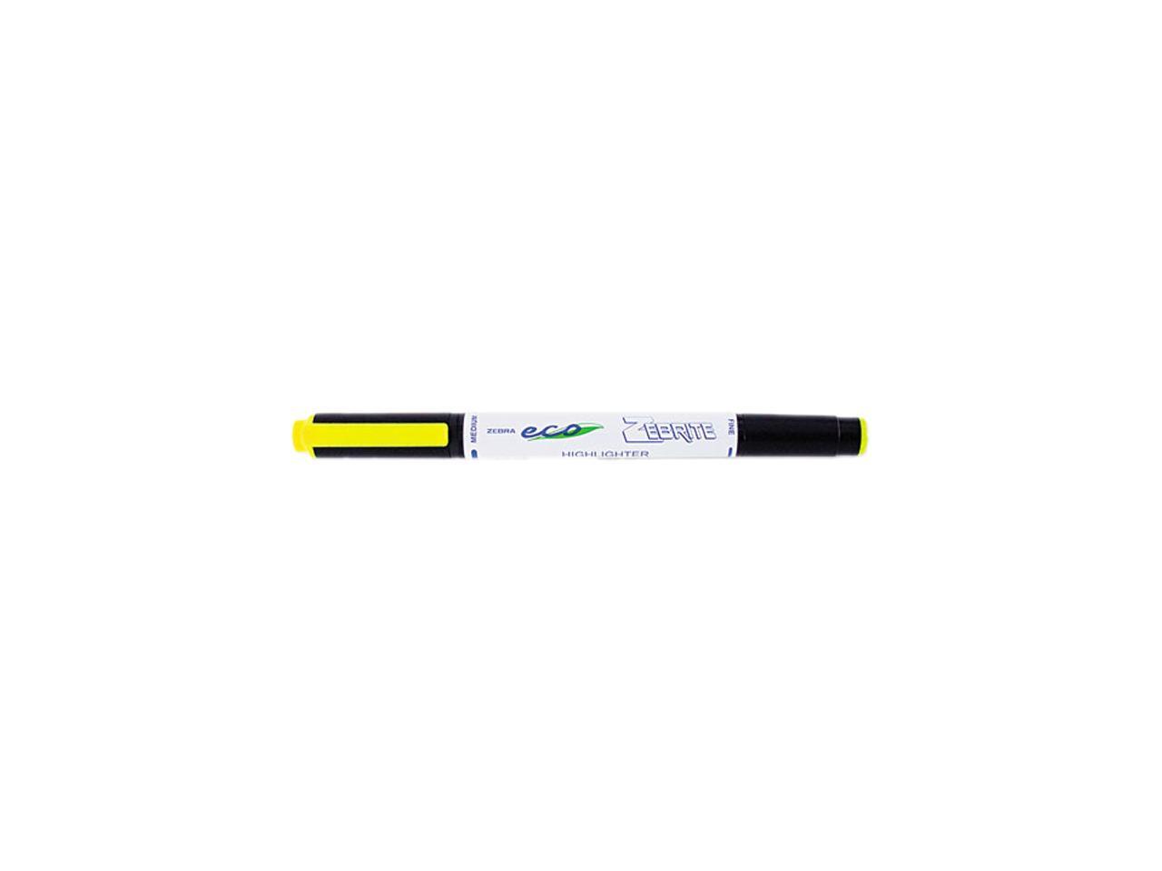 Zebra 75050 Eco Zebrite Double-Ended Highlighter, Chisel/Fine Point ...